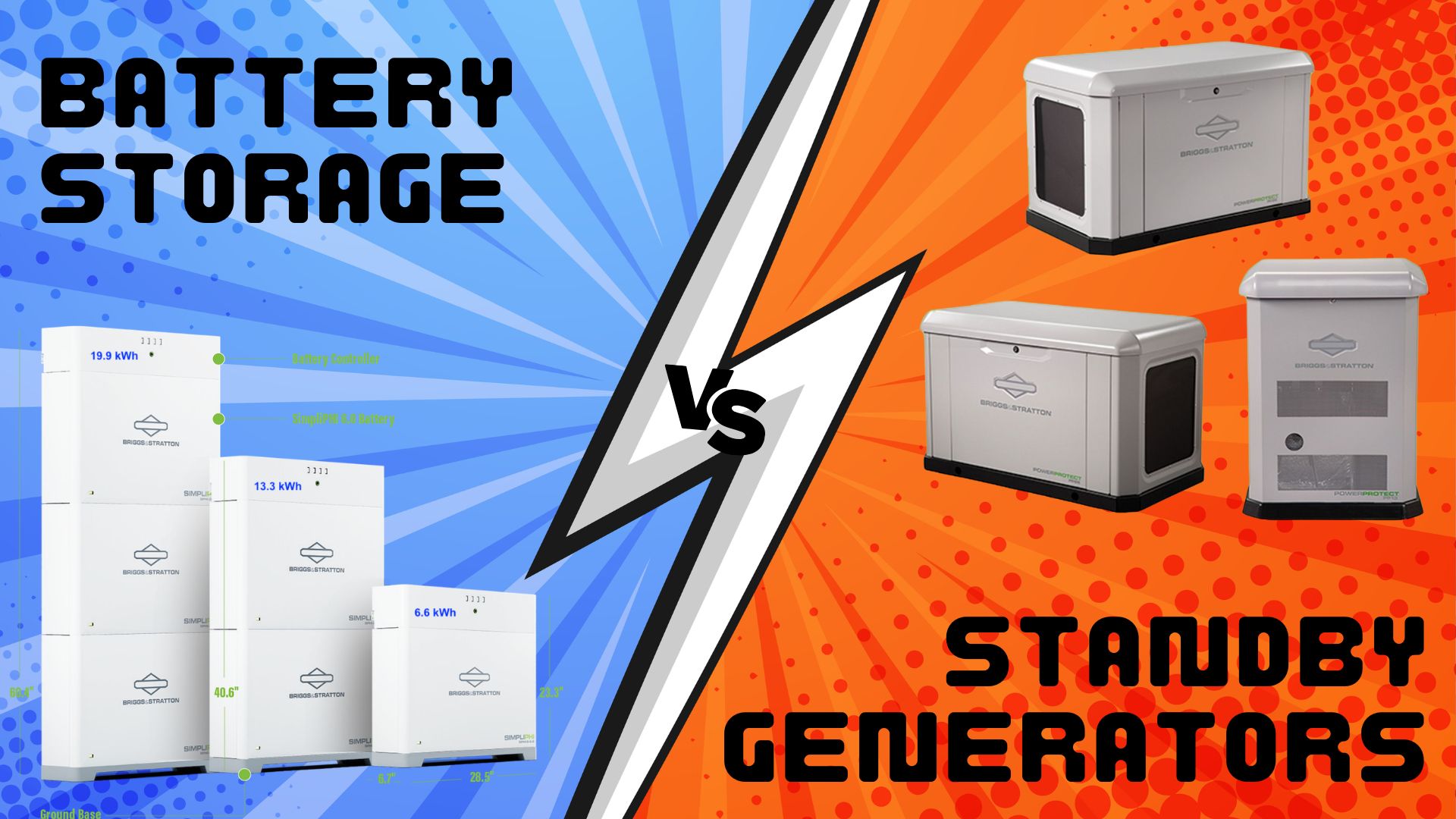 Battery Storage vs. Standby Generators | Power Pros